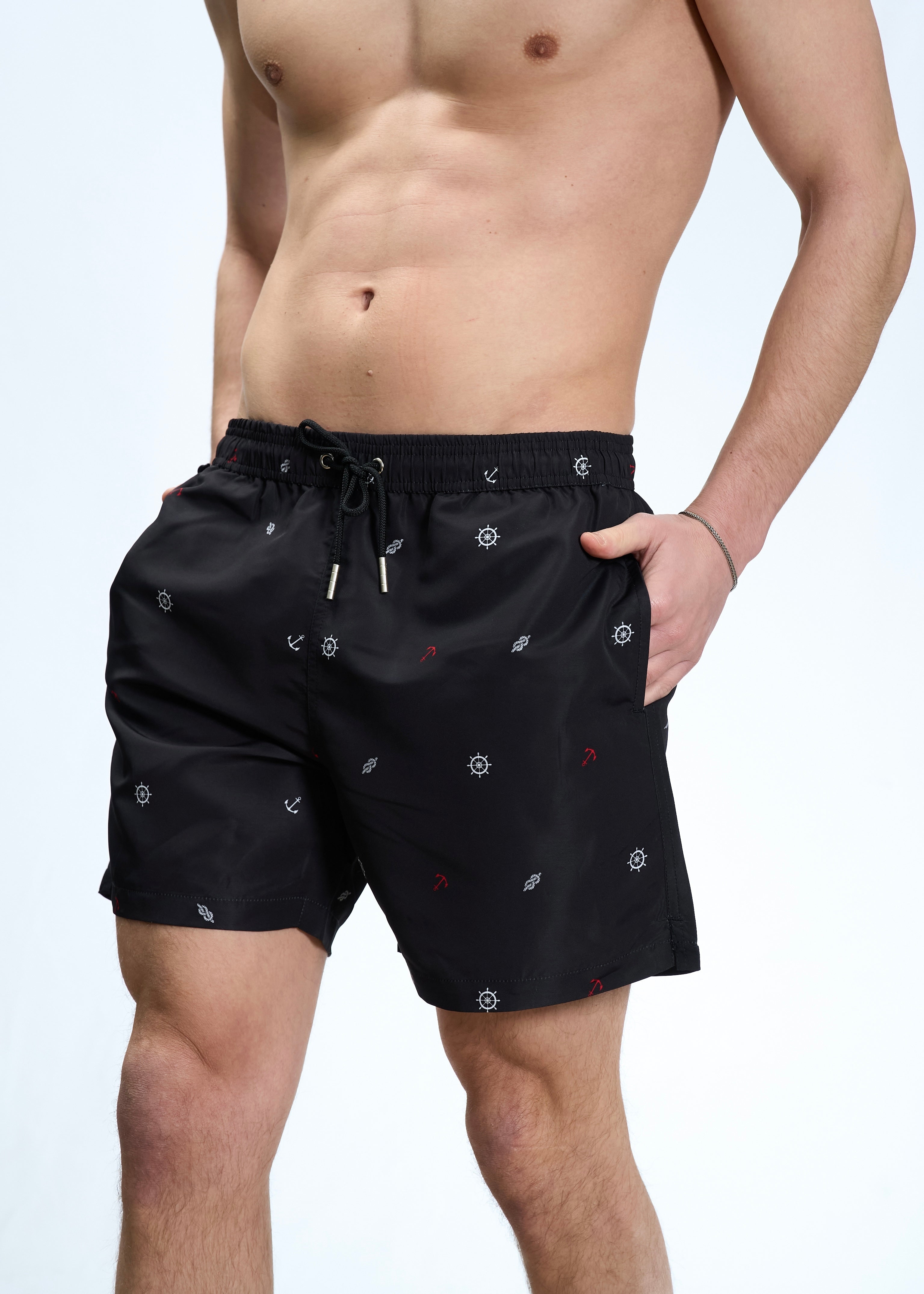 Costume mare Sail Nero – BAKER'S